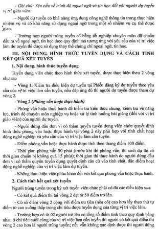 Trường THCS Lê Tấn Bê, quận Bình Tân, TP.HCM tuyển dụng viên chức đợt 2 ...